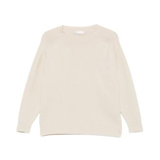 Le Tricot Perugia Rundhals-Pullover - - Knitwear - Damen - Beige - S
