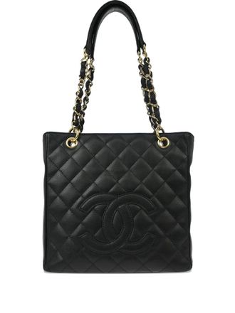 Chanel sac cabas Petite Shopping (2007) - Noir