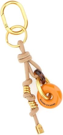 Gianni Chiarini Femme, Accessoires, Beige, Taille: ONE Size Charm Resin Donut Keyring