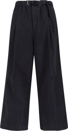 White Sand Pants With Belt