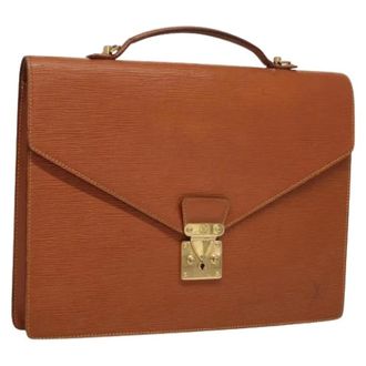 Louis Vuitton Pre-owned Vintage Epi Briefcase - Femme - Pre-owned - Brun - Taille: ONE Size