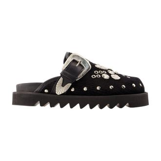 Toga Archives Womens Calfskin Mule Black