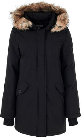 Geographical Norway Dinasty Lady - Damen Parka Jahreszeit Herbst Winter - Kleidung Wintermantel Warm Kapuze Kunstpelz Casual Long Sleeve - Ideal Elegant Geschenk Frauen (
