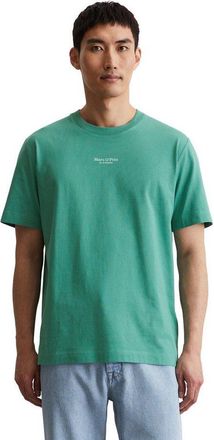 Marc O'Polo T-Shirt ein kleines, dezentes Logo in Kontrastfarbe ziert die Brust