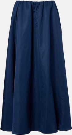 Brunello Cucinelli Midirock aus einem Baumwollgemisch