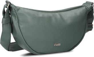 zwei Mademoiselle M50 Moon-Bag Sac à main tendance en forme de croissant de lune 2 l Polyvalent comme sac banane, sac à bandoulière, sac de soirée, sac à b