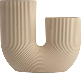 Storefactory Vase STRAVALLA beige 24x7x21cm