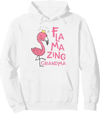 BDAZ Flamazing Grandma Flamingo Tropical Beach Pink Damen Pullover Hoodie