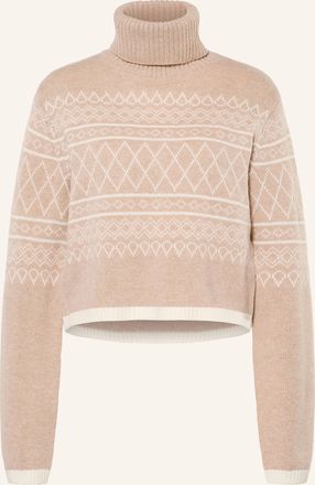 Mrs & Hugs Mrs & Hugs Rollkragenpullover Mit Cashmere beige