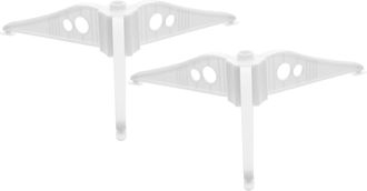 Amosfun 2 Stück Teiliges Innendurchmesser Stabiler Abnehmbarer Kunststoffhalter für Künstliche Tannenbäume Vielseitig Einsetzbar für Innen Außendekoration bei