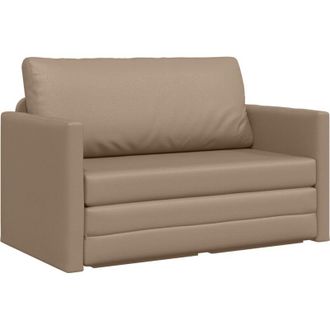 vidaXL Vidaxl - Canapé-Lit Cappuccino 124 x 71 x 78 cm Cuir artificiel
