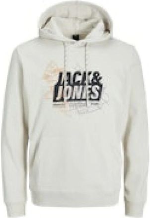 Jack & Jones Herren, Sweatshirts & Hoodies, Wei&szlig;, MGr&ouml;&szlig;e