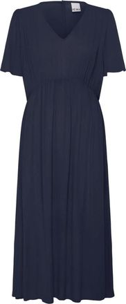 Ichi Ichi, Femme, Robes, Bleu, Taille: 38 FR Midi Robes