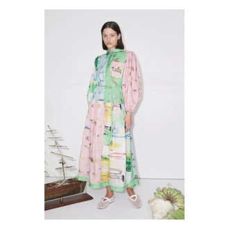 Alemais Robe Chemise Jet Lin Al&eacute;mais