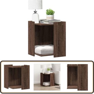 vidaXL vidaXL Katzenklo Eichen-Optik 42x42x51 cm Holzwerkstoff