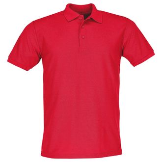 Fruit Of The Loom Piqu&eacute; Poloshirt Mischgewebe 65/35 Polo / Red, 3XL