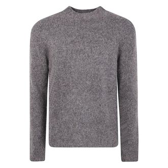 Emporio Armani Round-Neck Strickwaren - - Knitwear - Herren - Braun - XL