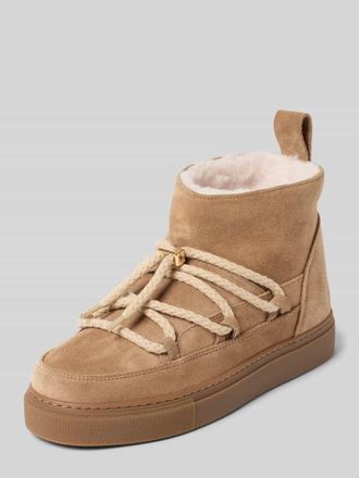 INUIKII Boots aus echtem Leder mit Logo-Detail