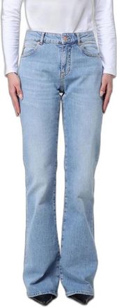 Emporio Armani Used Stretch A Trombetta Jeans - - Jeans - Damen - Blau - W31