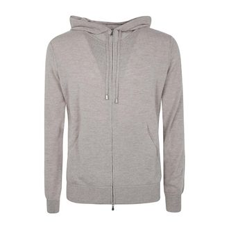 FILIPPO DE LAURENTIIS Kaschmirwolle Zip Hoodie - - Sweatshirts & Hoodies - Herren - Beige - 2XL