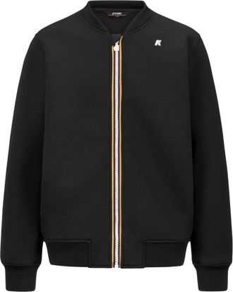 K-Way Homme, Sweatshirts et sweats &agrave; capuche, Noir, Taille: L Abel Spacer Jacket