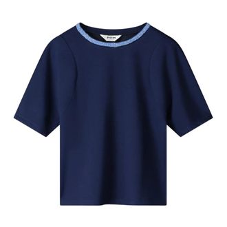 Pom Amsterdam Damen, Oberteile, Blau, 2XLGr&ouml;&szlig;e