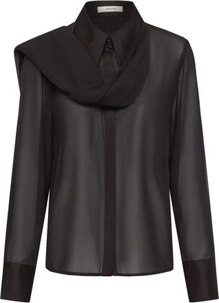 Gestuz Femme, Blouses et Chemises, Brun, Taille: 44 FR GZlynne chemise foulard