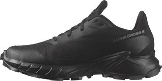 Salomon Alphacross 5 Gore-Tex Damen Wasserdichte Trailrunningschuhe, Starker Grip, Wasser- und Wetterschutz, Anhaltender Komfort, Black, 39 1/3