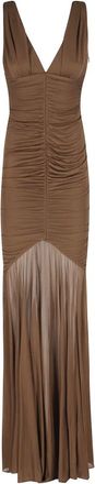 Giuseppe Di Morabito Femme, Robes, Brun, Taille: 36 FR Long Dress