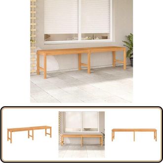 vidaXL Vidaxl - Banc de jardin 180 cm bois de teck solide - Banc De Jardin - Mobilier De Jardin - Banc En Bois - Meuble De Jardin - Teck