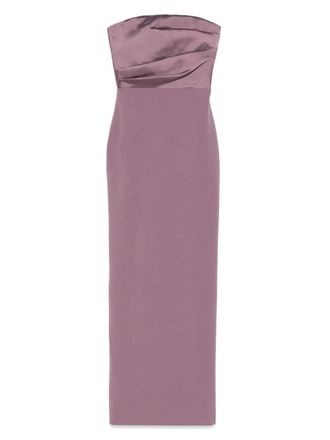 Solace London robe longue The Afra - Violet