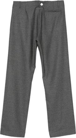 Maison Margiela Virgin Wool Tailored Trousers - Grey