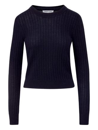 Veronica Beard Gerippter Cheval Pullover - Blau