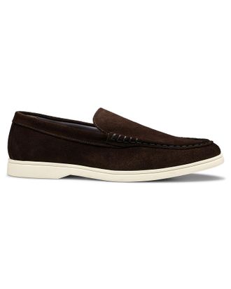 CHARLES TYRWHITT Loafer aus Wildleder - Schokoladenbraun