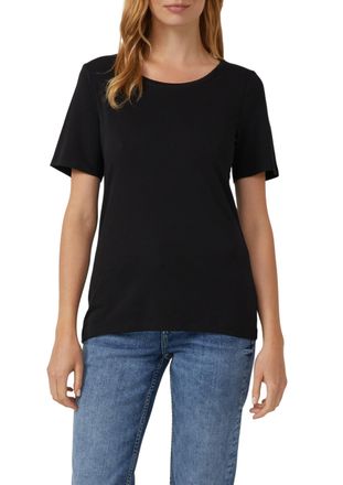 s.Oliver T-Shirt aus Interlockjersey im 2er-Pack