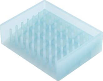 Yamazaki Tableware Yamazaki 2994 Float Soap Tray, Black, Silicone, 11 x 8.5 x 3 cm