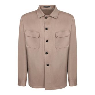 Tagliatore Overshirt - - Shirts - Herren - Beige - L