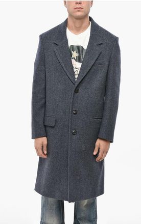 Isabel Marant Herringbone Wool Blend JOHEL Coat size 48