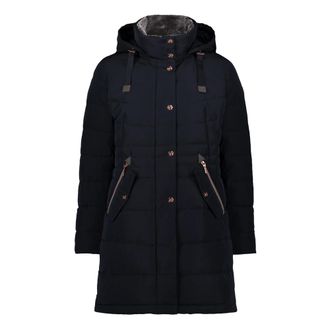 Gil Bret Steppmantel mit Kunstfellkragen - - Jackets - Damen - Blau - 4XL