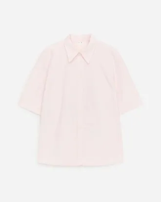 Arket Kurz&auml;rmlige Hemdbluse -Rosa