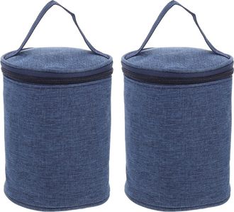 Hemoton 2st Isolierbeutel F&uuml;r Suppentassen Isolierung Isolierter Speisentr&auml;ger Isolierte Catering-taschen -liefertasche Autozubeh&ouml;r Auto K&uuml;hler Brotdose Milch