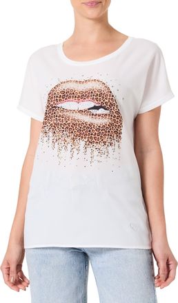 Key Largo Damen WT Glow Round T-Shirt, Offwhite (1001), XX-Large