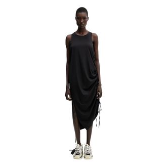 Yohji Yamamoto Racer Cinch Dress - - Dresses - Damen - Schwarzk - M