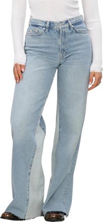 7 For All Mankind Femme, Jeans, Bleu, Taille: W29 Panel Lotta Seabreeze Wide Jeans
