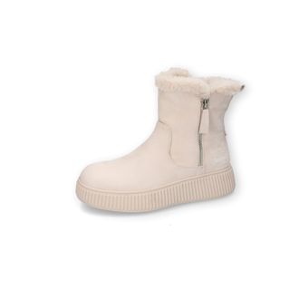 Dockers by Gerli Damen Combat Boots, Frauen Stiefeletten,warm gefüttert,Winterschuhe,Stiefel,Booties,halbstiefel,Kurzstiefel,Ice,42 EU