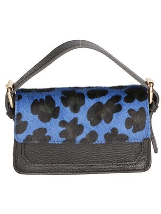 Faina Handtasche Damen Leopard Blau