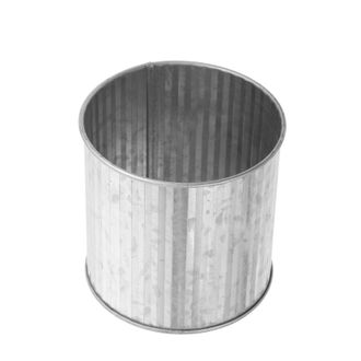 Yardwe Vintage Blumentopf Rustikal Verzinkte Pflanzgefäße Aus Metall Kleine Bauernhaus Eimer Für Blumen Metall Blumentöpfe Als Deko Verzinkter Blumeneimer Fü