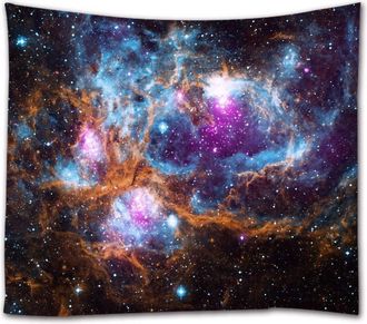 A.Monamour Wandteppich Nebel Galaxie Sterne Im Weltraum Astrologie Thematisiert Tuch Kunstdruck Tapisserie Wandbehang Wanddeko Vorhang Tischdecke Tagesdecke Pick