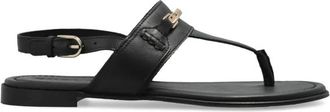 Furla Femme, Chaussures, Noir, Taille: 41 EU Sandales H&eacute;ritage en Cuir