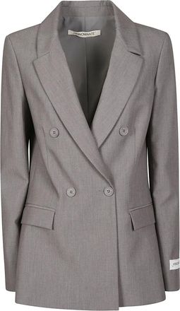 Hinnominate Hinnominate, Femme, Vestes, Gris, Taille: 42 FR Veste &agrave; Manches Longues